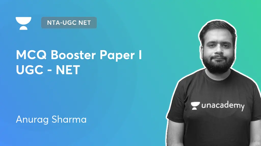 NTA-UGC-NET & SET Exams - MCQ Booster Paper I UGC - NET by Unacademy