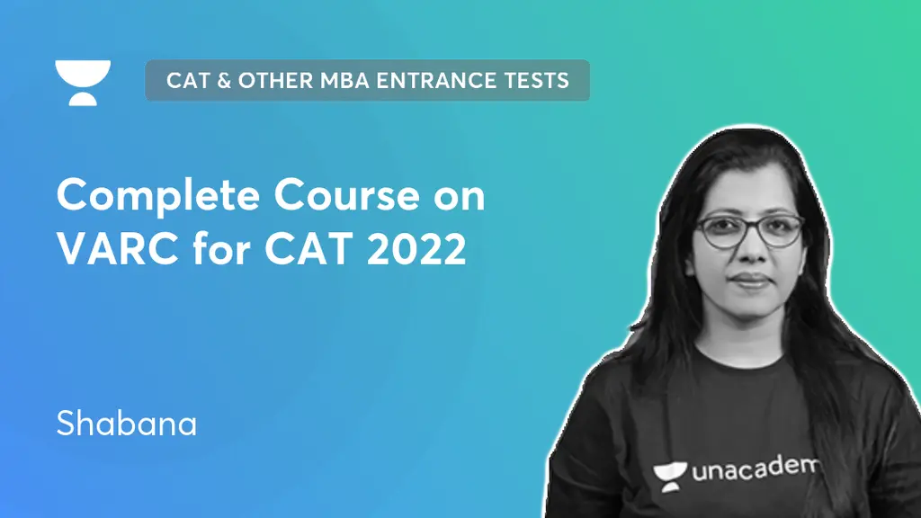 CAT & Other MBA Entrance Tests - Complete Course on VARC for CAT 2022 ...