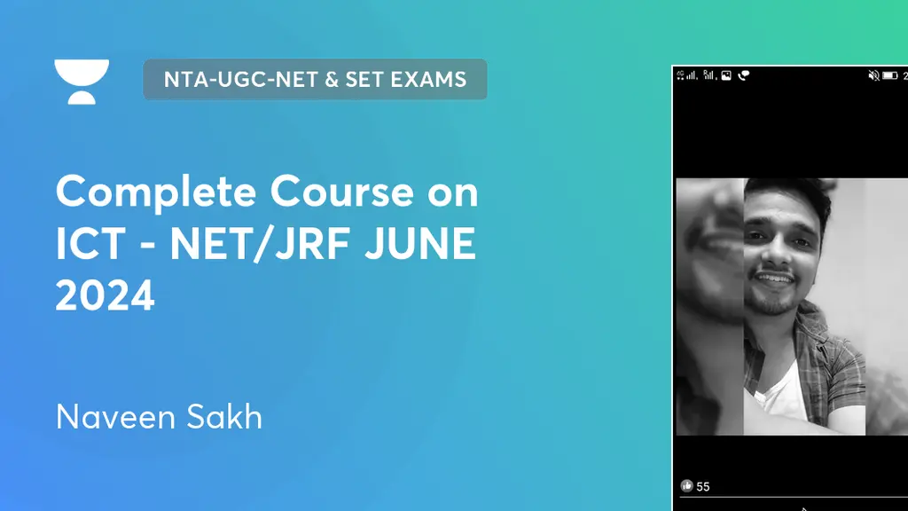 Nta Ugc Net And Set Exams Complete Course On Ict Netjrf June 2024 By Unacademy