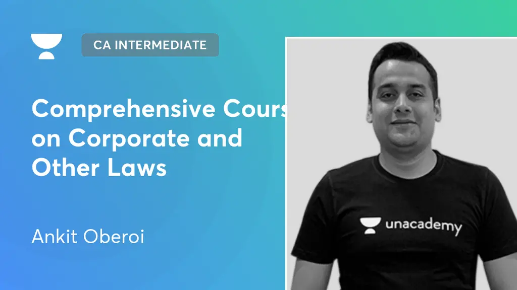 CA Intermediate - Comprehensive Course on Corporate and Other Laws by ...