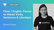 CBSE Class 7 Class 7 English Course On Modal Verbs Sentences CBSE Class 7 Class 7 English Course On Modal Verbs Sentences
