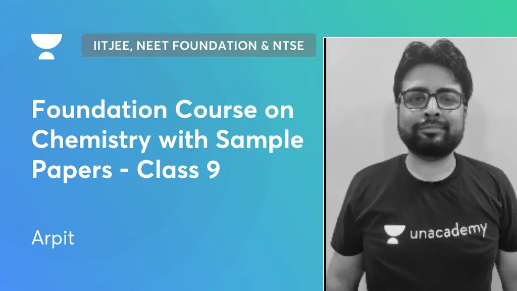 Foundation - Foundation Course on Chemistry with Sample Papers - Class ...