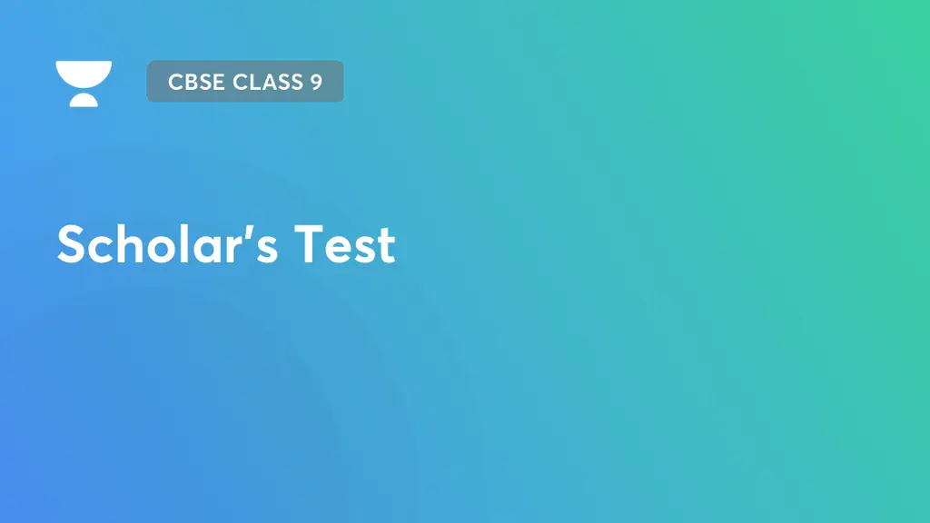 cbse-class-9-scholar-s-test-by-unacademy