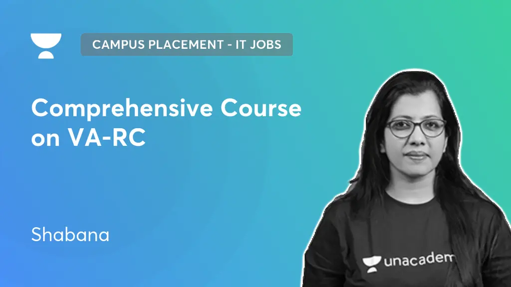 Campus Recruitment Training - Comprehensive Course on VA-RC by Unacademy