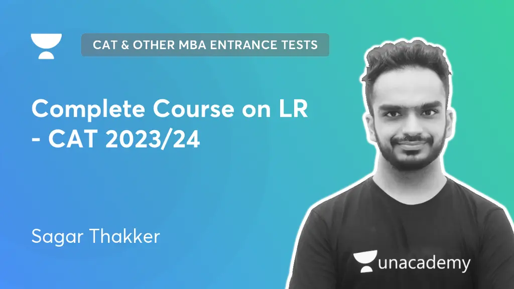 CAT & Other MBA Entrance Tests - Complete Course on LR - CAT 2023/24 by ...