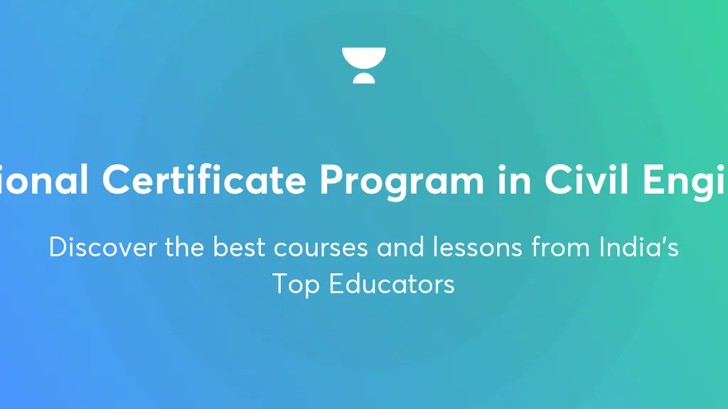 Free Live Classes | Professional Certificate Program in Civil ...