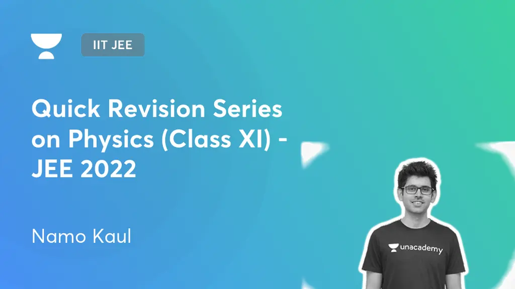 IIT JEE - Quick Revision Series on Physics (Class XI) - JEE 2022 by ...
