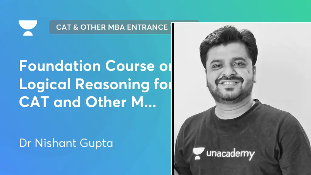 CAT & Other MBA Entrance Tests - Foundation Course on Logical Reasoning ...