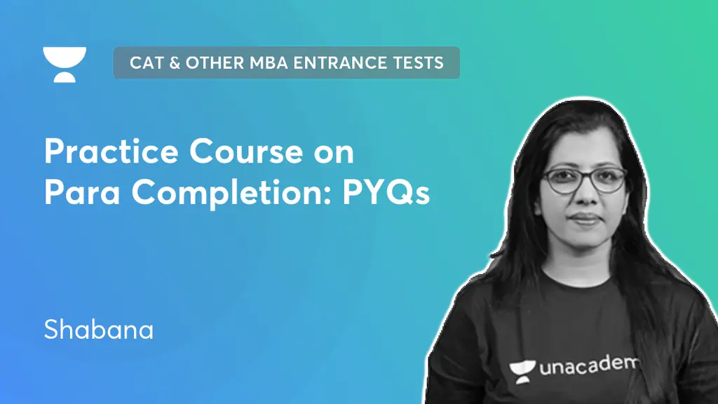 CAT & Other MBA Entrance Tests - Practice Course on Para Completion ...