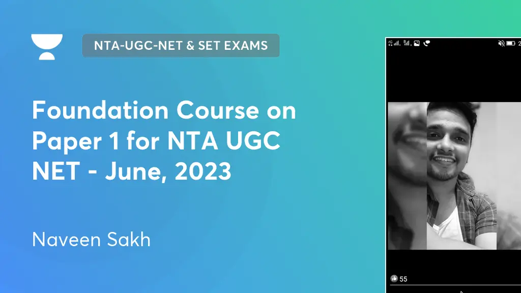 NTA-UGC-NET & SET Exams - Foundation Course on Paper 1 for NTA UGC NET ...