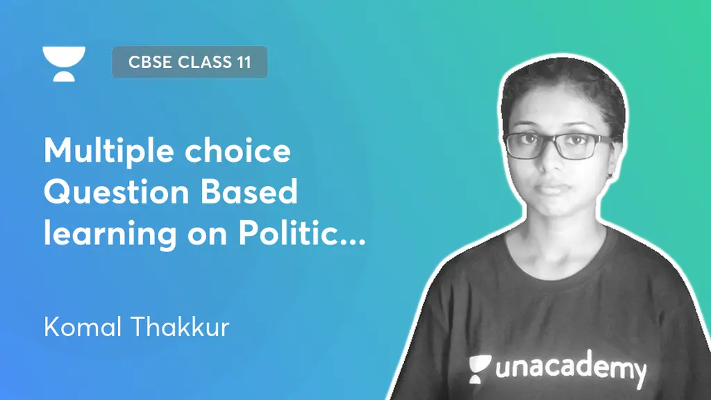 CBSE Class 11 - Multiple choice Question Based learning on Political ...