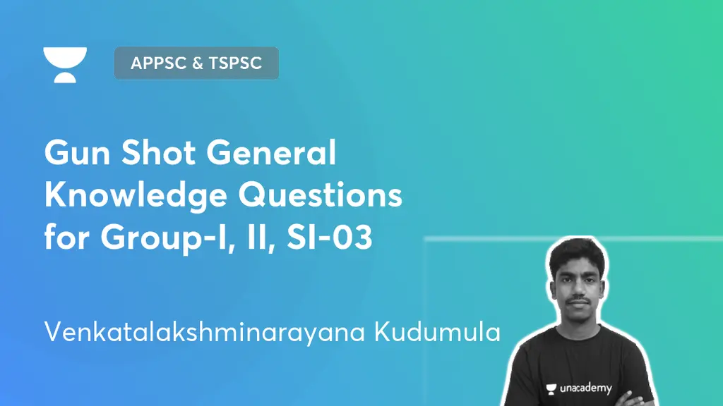 APPSC and TSPSC Live - Gun Shot General Knowledge Questions for Group-I ...