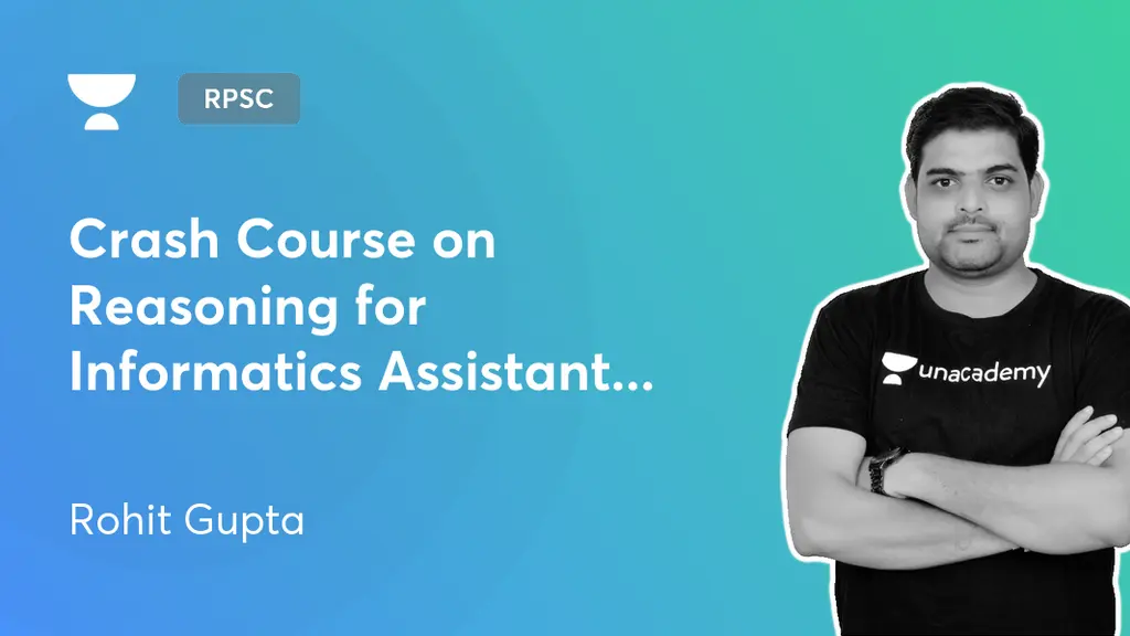 Rajasthan State Exams - Crash Course on Reasoning for Informatics ...