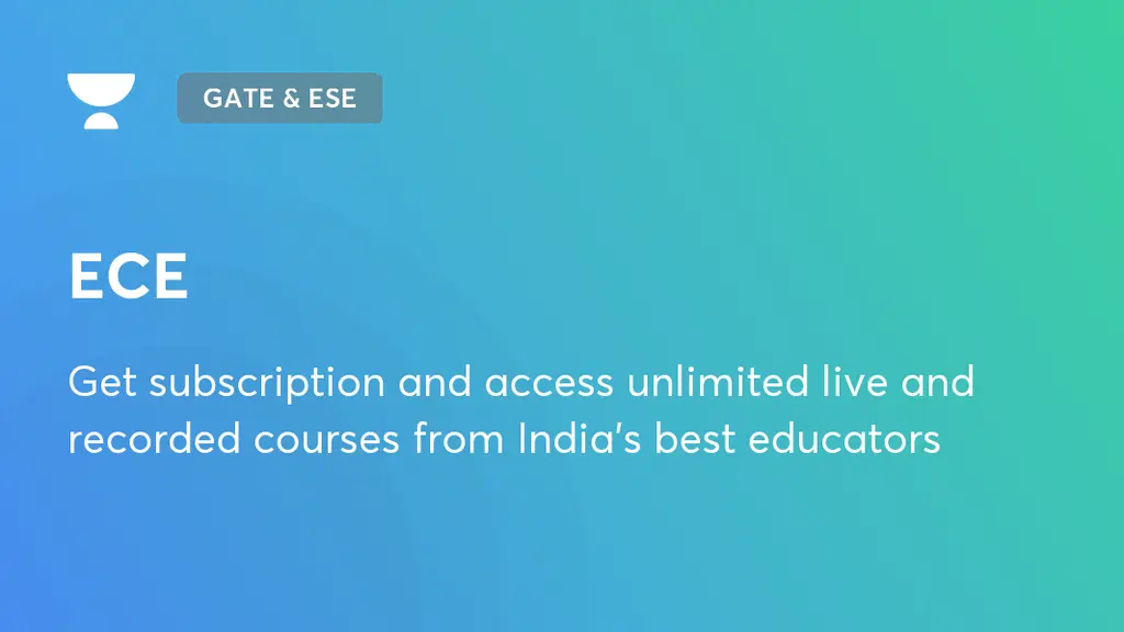 ECE | Gate (Ece) | Unacademy