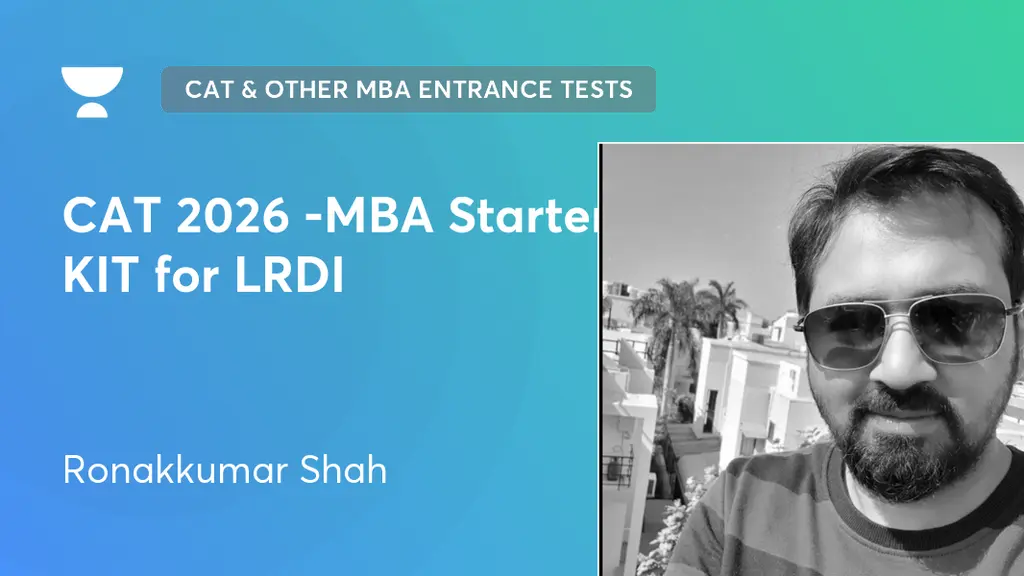 CAT & Other MBA Entrance Tests - CAT 2026 -MBA Starter KIT for LRDI by ...