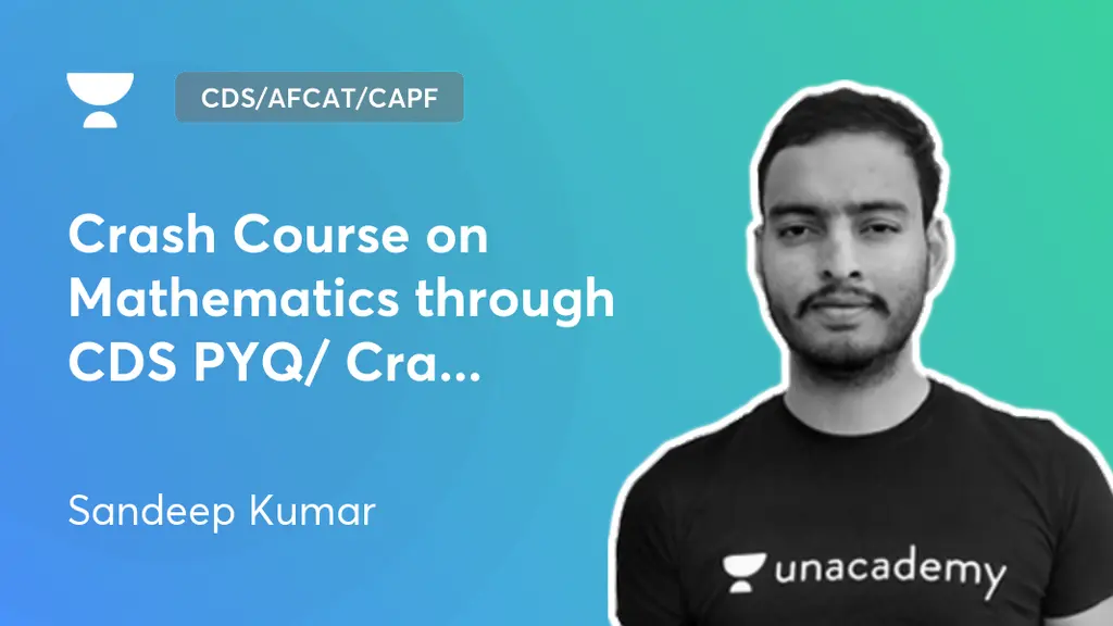 CDS/AFCAT/CAPF - Crash Course on Mathematics through CDS PYQ/ Crack CDS ...