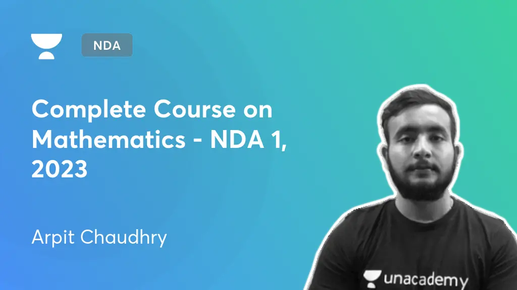 Nda Complete Course On Mathematics Nda 1 2023 By Unacademy