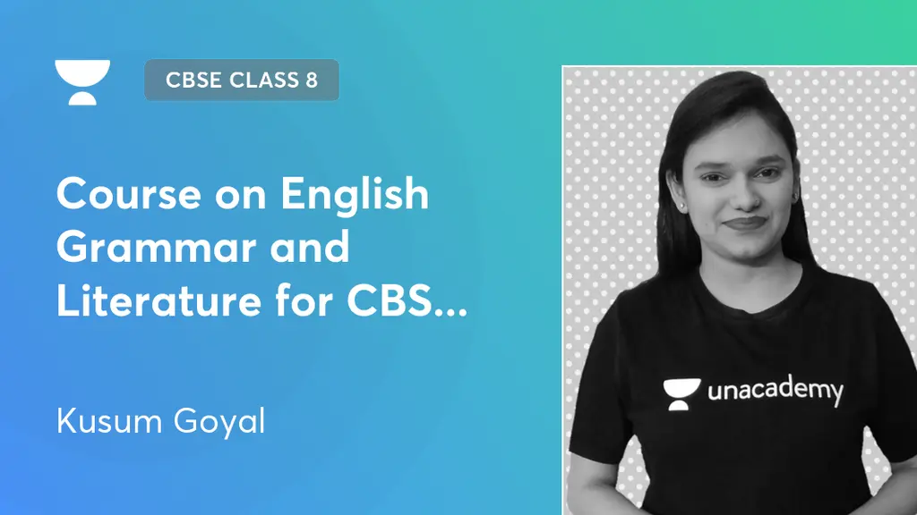 CBSE Class 8 - Course on English Grammar and Literature for CBSE, Class ...