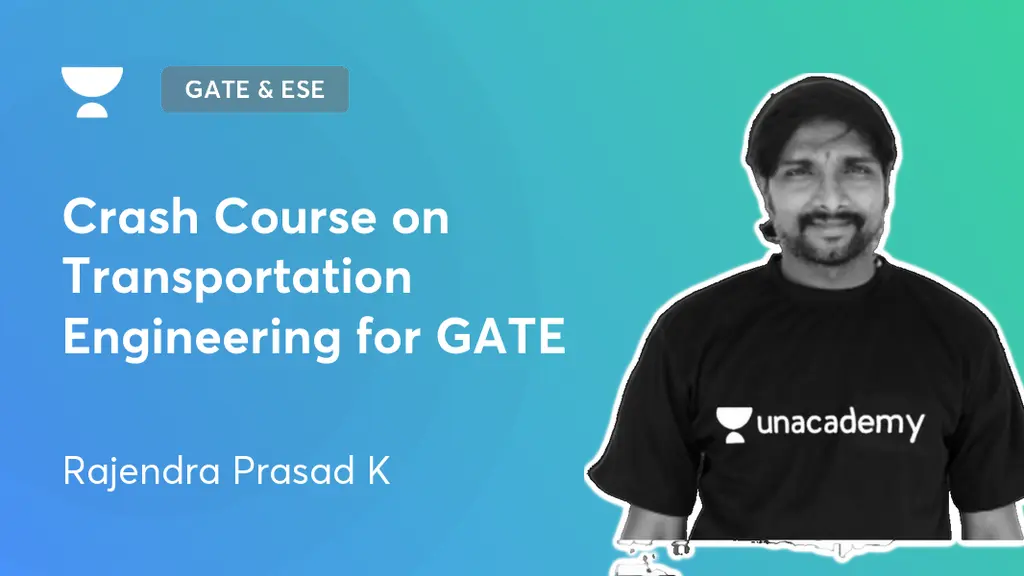 GATE & ESE - Civil - Crash Course on Transportation Engineering for ...
