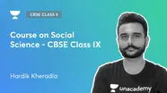 CBSE Class 9 Course On Social Science CBSE Class IX By Unacademy