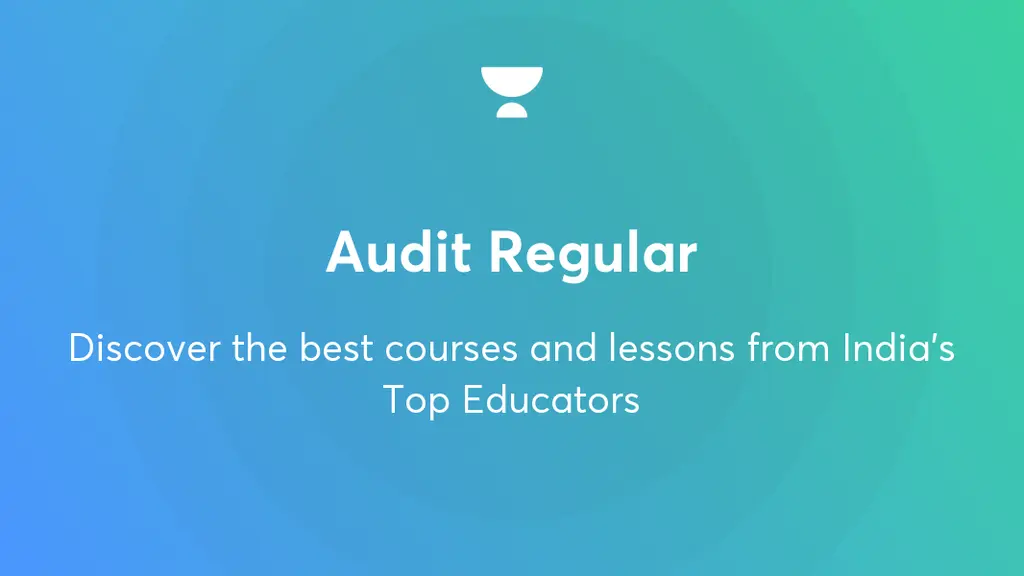 Test Series | Dormant - Audit Regular | Unacademy