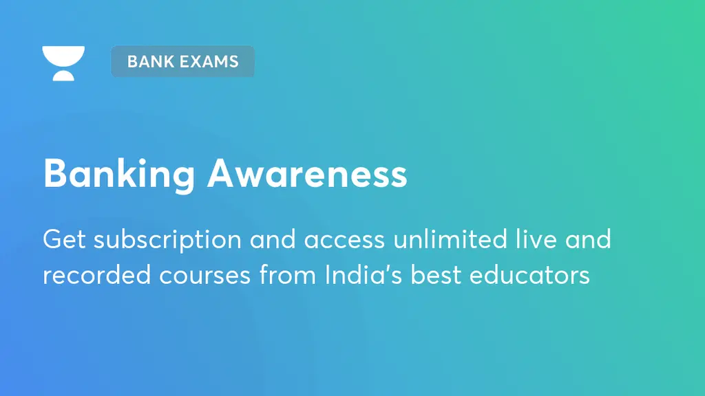 Banking Awareness | Bank Exams | Unacademy