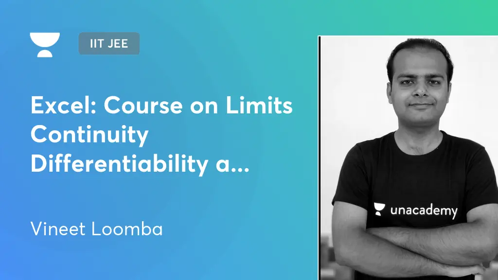 IIT JEE - Excel: Course on Limits Continuity Differentiability and MOD ...