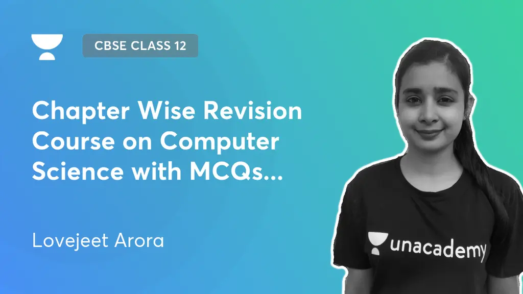 CBSE Class 12 - Chapter Wise Revision Course on Computer Science with ...