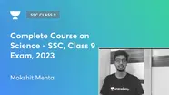 SSC Class 9 Complete Course On Science SSC Class 9 Exam 2023 By