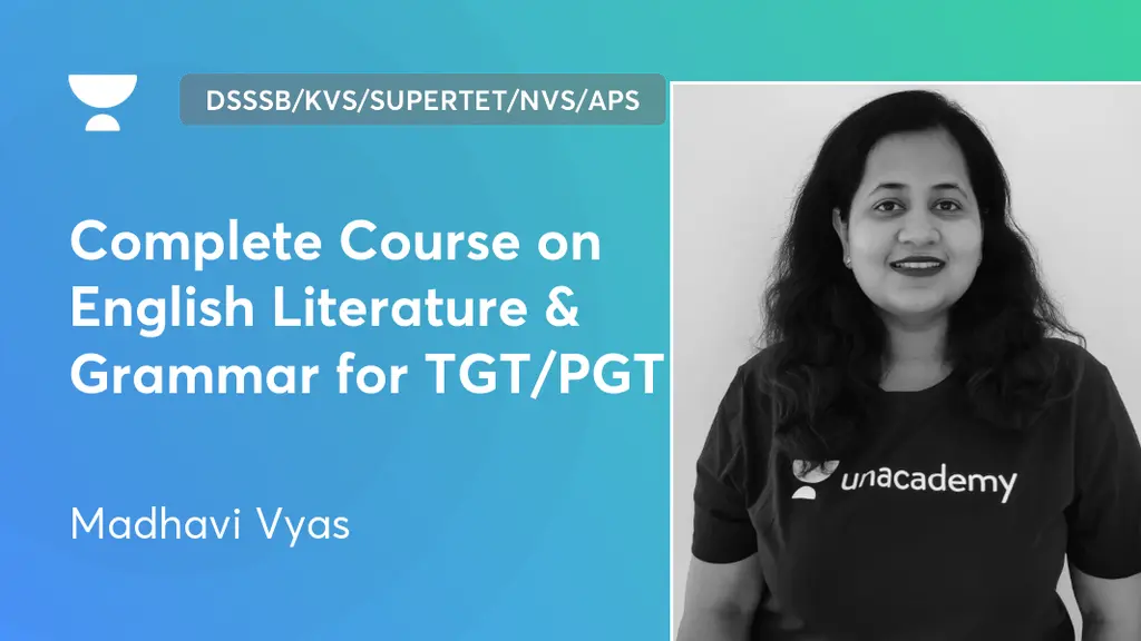 DSSSB/KVS/SuperTET/NVS/APS - Complete Course on English Literature ...