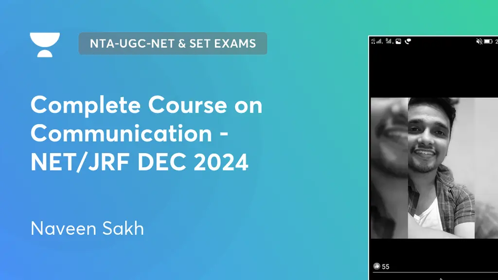 Nta Ugc Net And Set Exams Complete Course On Communication Netjrf Dec 2024 By Unacademy