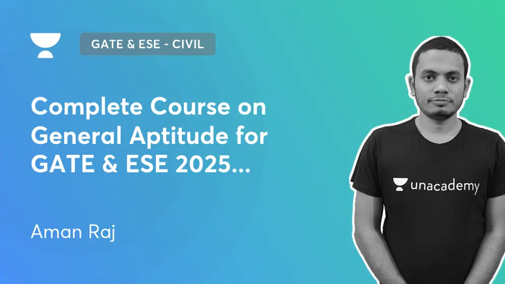 GATE & ESE - Civil - Complete Course on General Aptitude for GATE & ESE ...