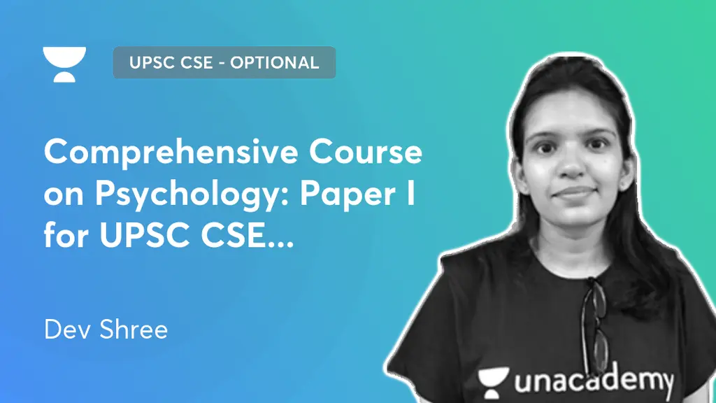 Upsc Cse Optional Comprehensive Course On Psychology Paper I For Upsc Cse Optional By