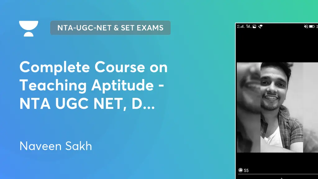 NTA-UGC-NET & SET Exams - Complete Course on Teaching Aptitude - NTA ... NTA-UGC-NET & SET Exams - Complete Course on Teaching Aptitude - NTA ...