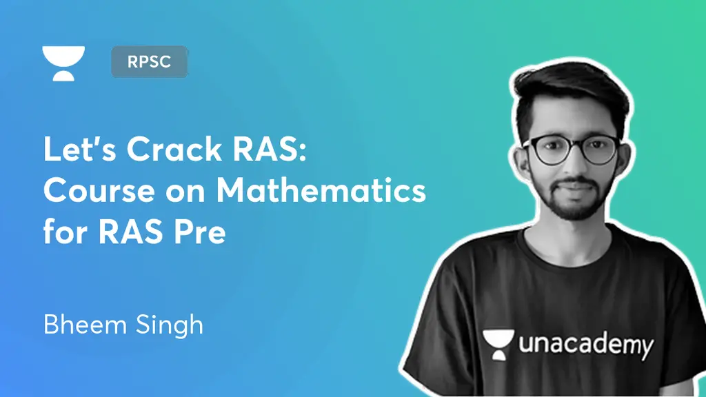 Rajasthan State Exams - Let's Crack RAS: Course on Mathematics for RAS ...