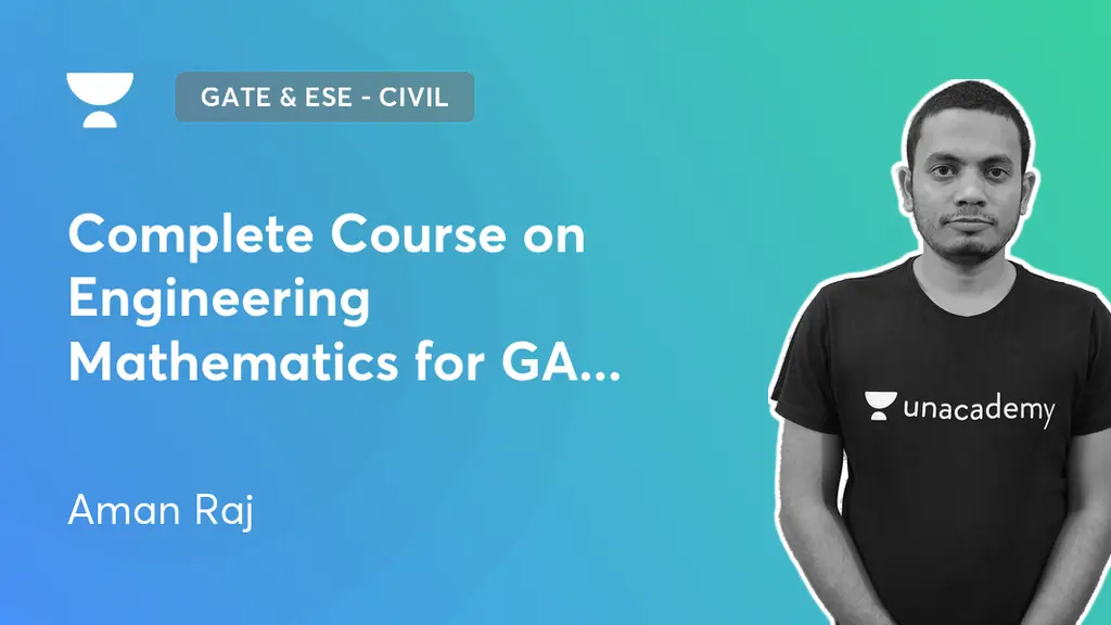 GATE & ESE - Civil - Complete Course on Engineering Mathematics for ...