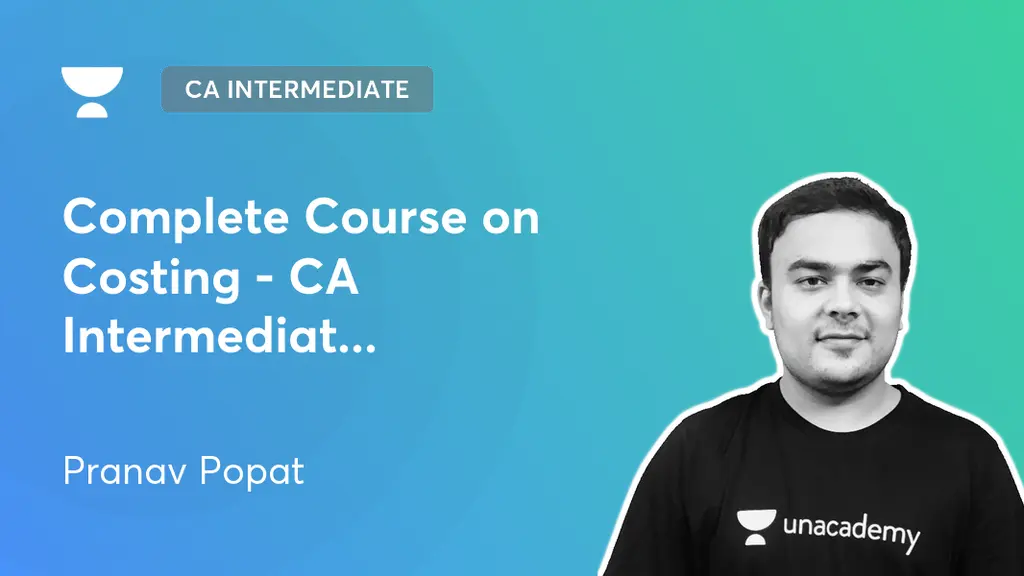 CA Intermediate - Complete Course on Costing - CA Intermediate ...