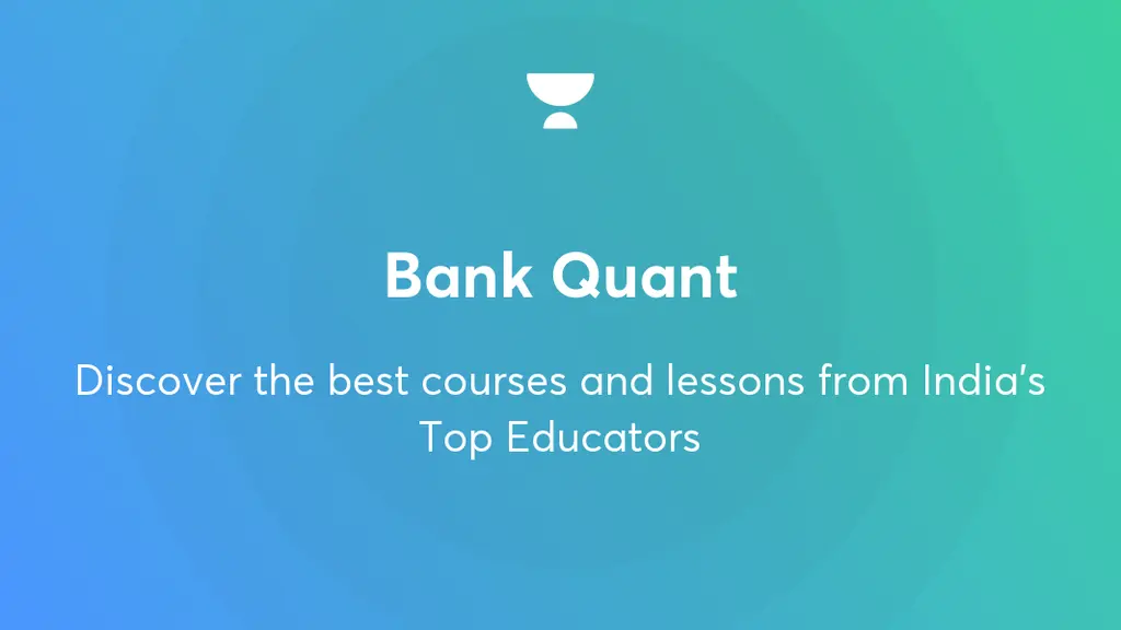 Free Live Classes | Bank Quantitative Aptitude | Unacademy