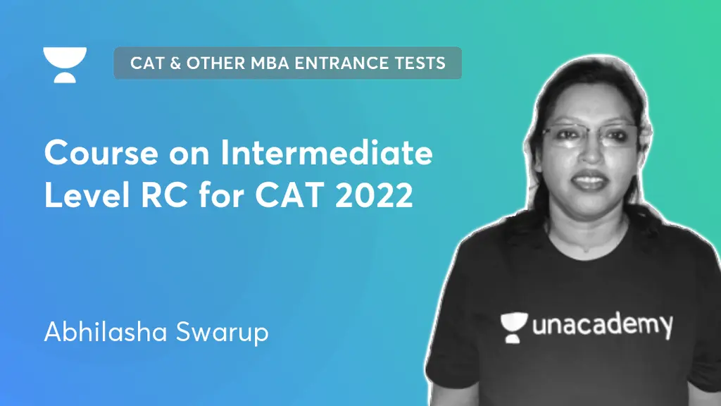 CAT & Other MBA Entrance Tests - Course on Intermediate Level RC for ...