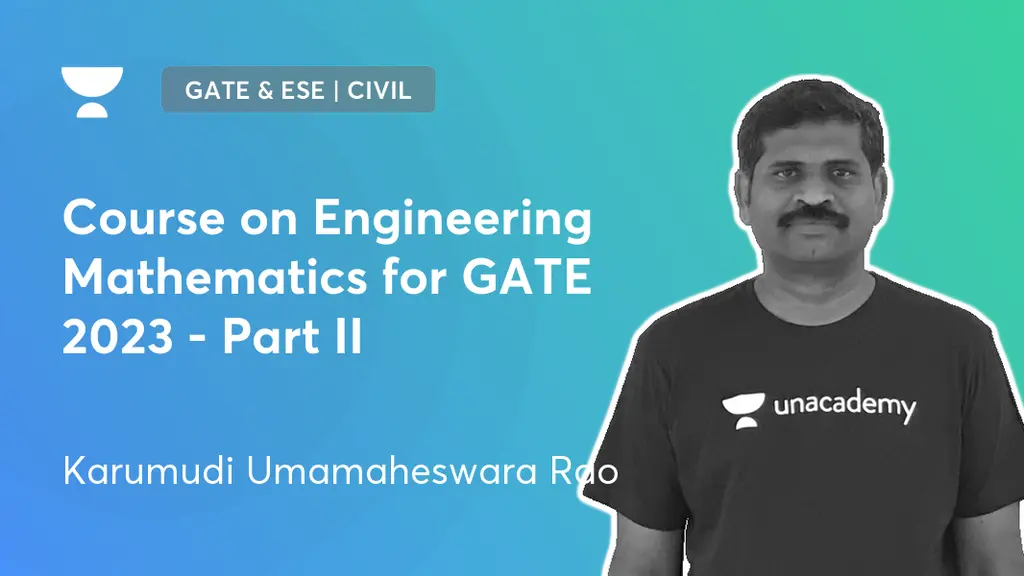 GATE & ESE - Civil - Course on Engineering Mathematics for GATE 2023 ...
