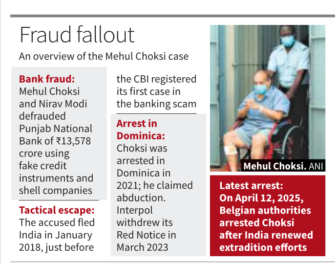 Daily News Analysis 'Choksi arrested in Belgium as India pursues his ...