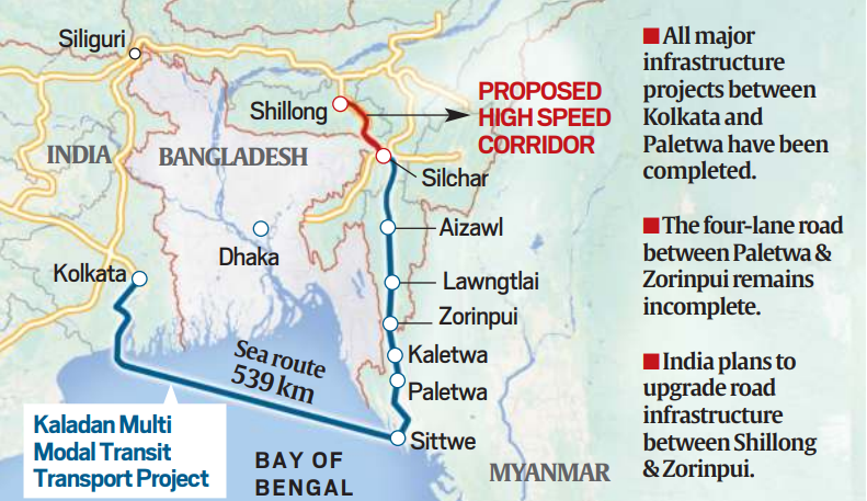 Daily News Analysis 'The Northeast-Kolkata route via Myanmar, not ...
